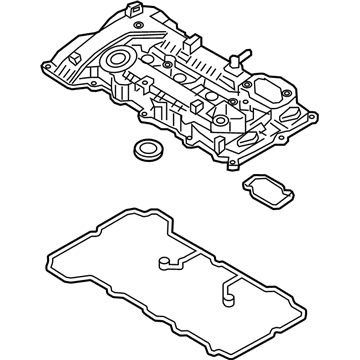224102E650 Genuine Kia Cover Assembly-Rocker