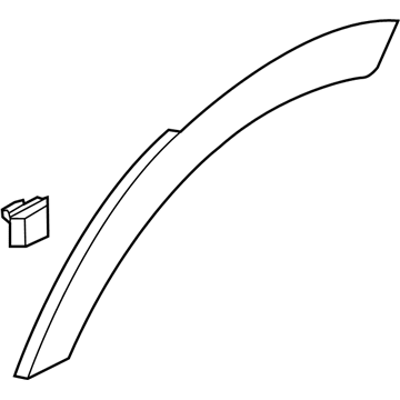 87742D9000 Genuine Kia GARNISH Assembly-Quarter Sid