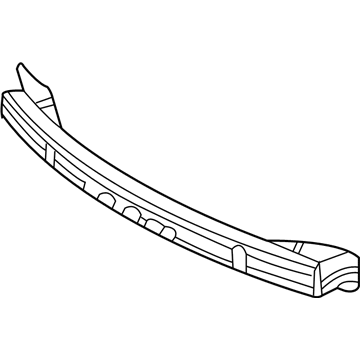 866304D000 Genuine Kia Rail Assembly-Rear Bumper