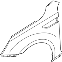 663112T000 Genuine Kia PANEL-FENDER LH