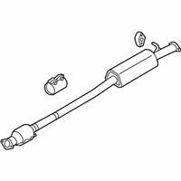 28600D9440 Genuine Kia Center Muffler Complete