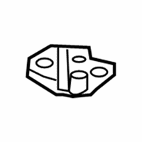 645473W000 Genuine Kia BRACKET-FRONT FENDER,RH