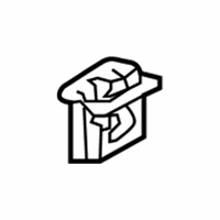 858593S500 Genuine Kia Clip-Trim Mounting