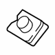 86612D9000 Genuine Kia Rear Bumper Lower Cover