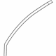 863621W000 Genuine Kia Black Tape-Front Door Frame