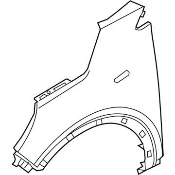 66321C5000 Genuine Kia Panel-Fender,RH