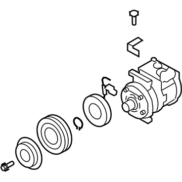 977012J100DR Genuine Kia Reman Compressor Assembly