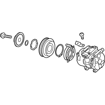 977011M130DR Genuine Kia Reman Compressor Assembly