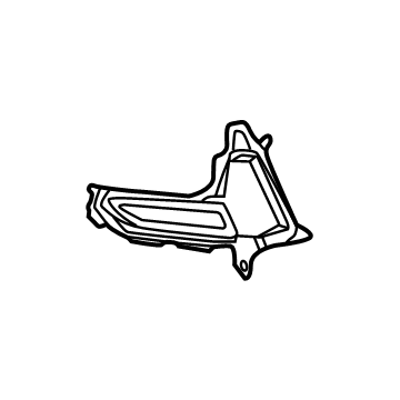 86564R0010AHV Genuine Kia Cover-Fr Bumper Fog