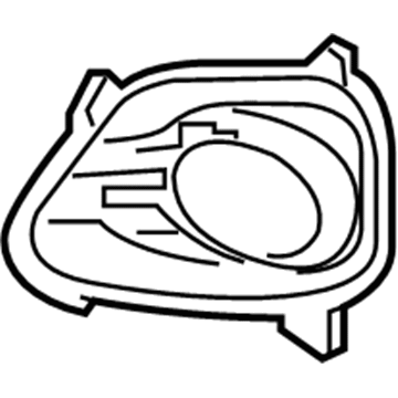 86563B0500 Genuine Kia Grille-Front Bumper