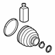 49581K0301 Genuine Kia Boot Kit-Fr Axle WHE