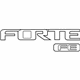 86310M6250 Genuine Kia EMBLEM-FORTE