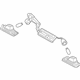 81820S9000 Genuine Kia Tail Gate Handle Assembly
