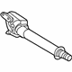 49501C5480 Genuine Kia Shaft Assembly-Drive,RH
