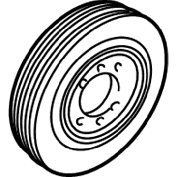 231242X010 Genuine Kia Pulley-Crankshaft