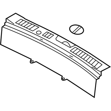 857702P500VA Genuine Kia Trim-Transverse Rear